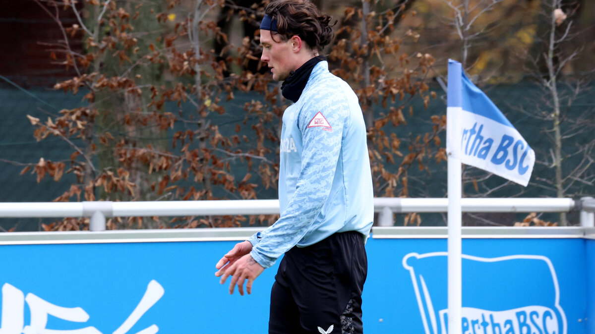 Sorgen um Reese: Hertha-Star muss Training erneut abbrechen - Fussballdaten