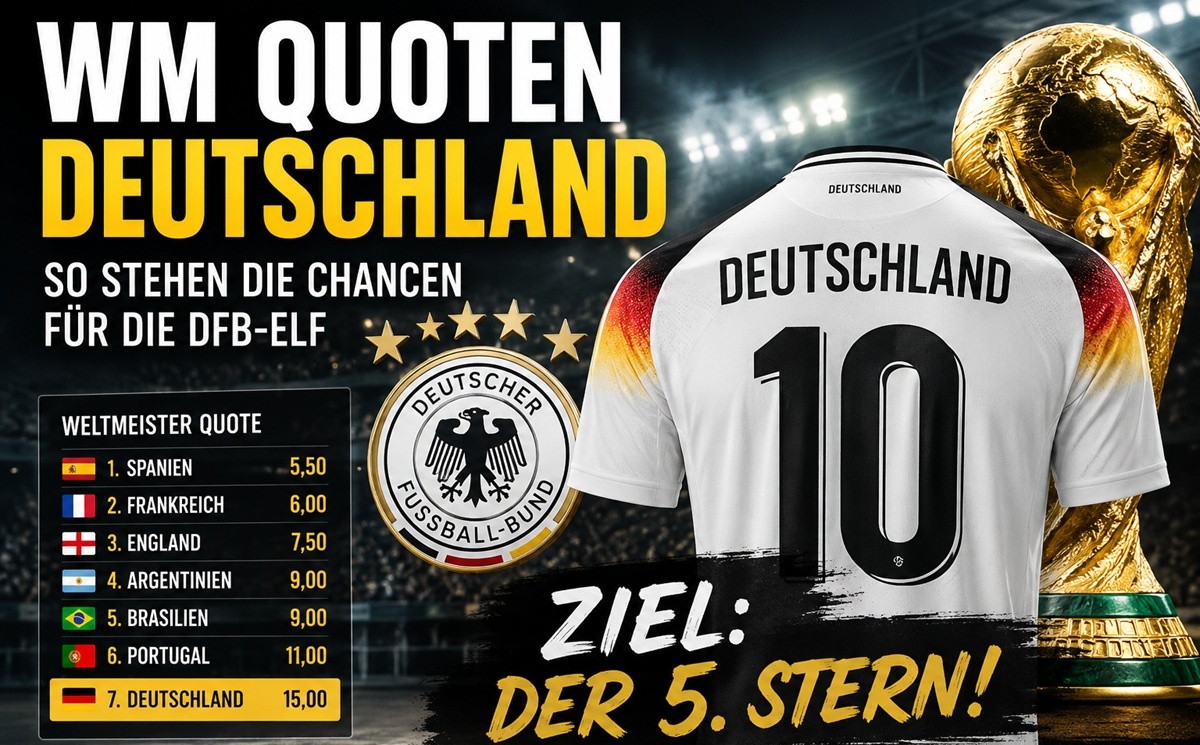 WM Quoten Deutschland: So stehen die Chancen für die DFB-Elf ...